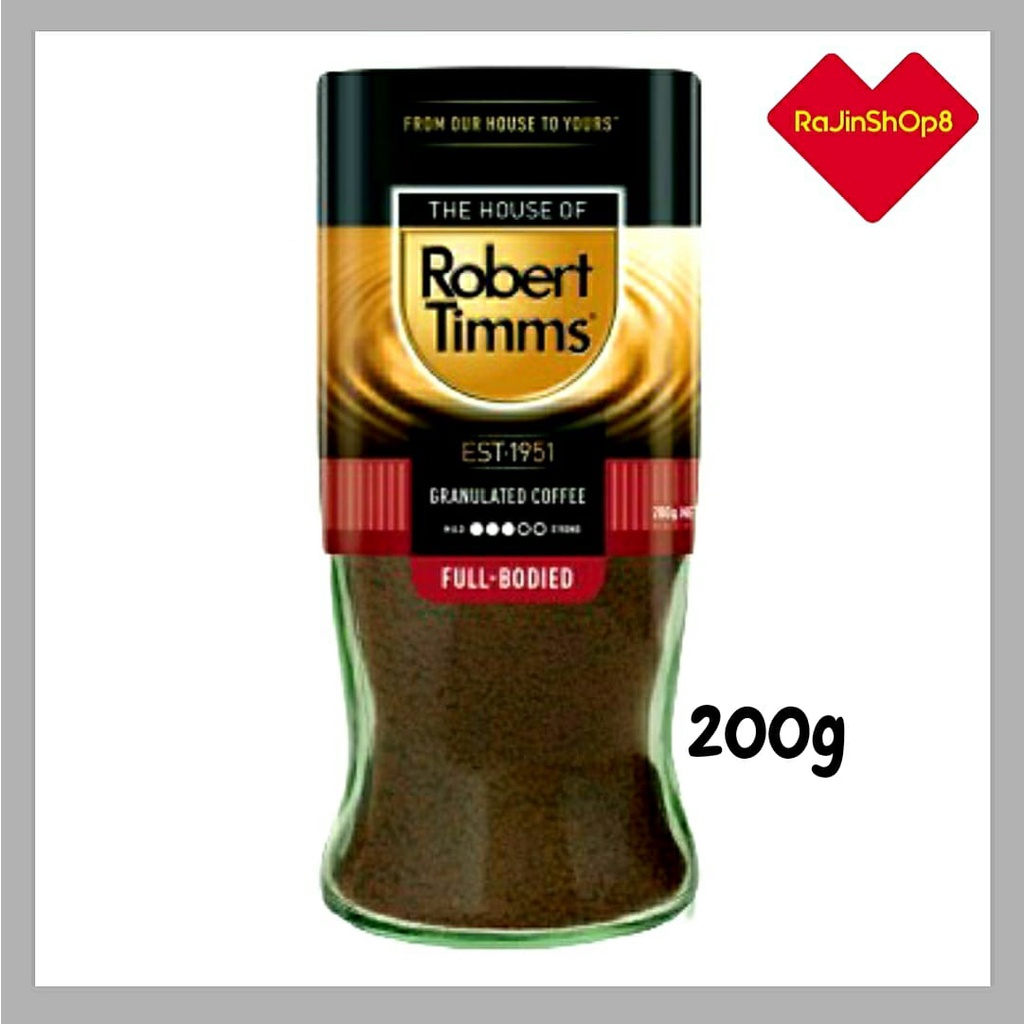 Robert Timms Premium Instant Coffee | Espresso | Full Bodied | Rich ...