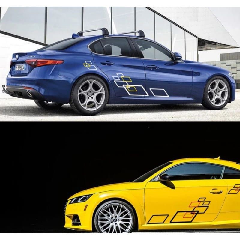 (2pcs)Car Sticker Side Door For Audi BMW Ford Volkswagen Toyota ...