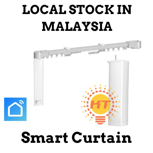 Smart Life Smart Curtain Motor & Rail for home automation system ...