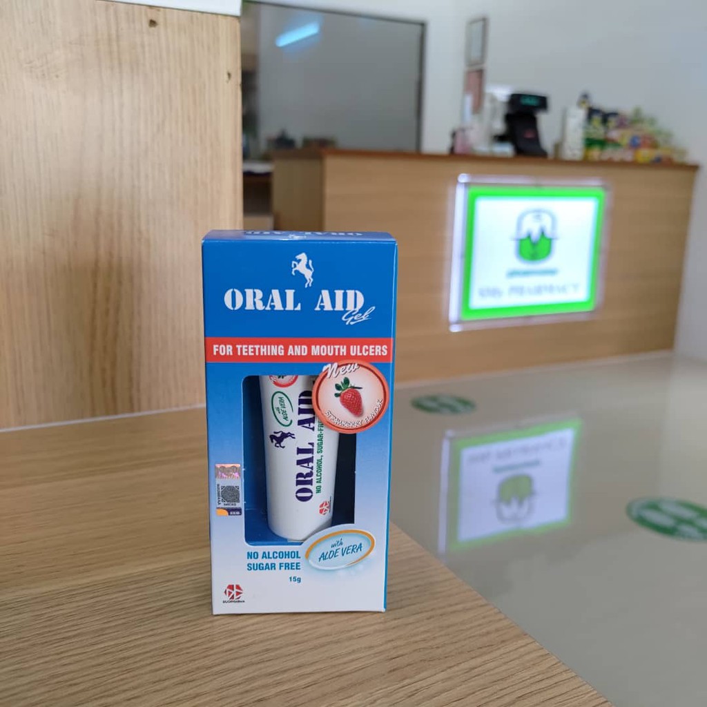 ORAL AID GEL - Strawberry Flavour (15g) | Shopee Malaysia