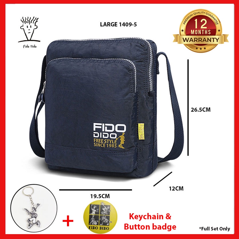 Fido Dido Sling Bag Beg Lelaki Men Sling Bag Man Sling Beg Crossbody ...