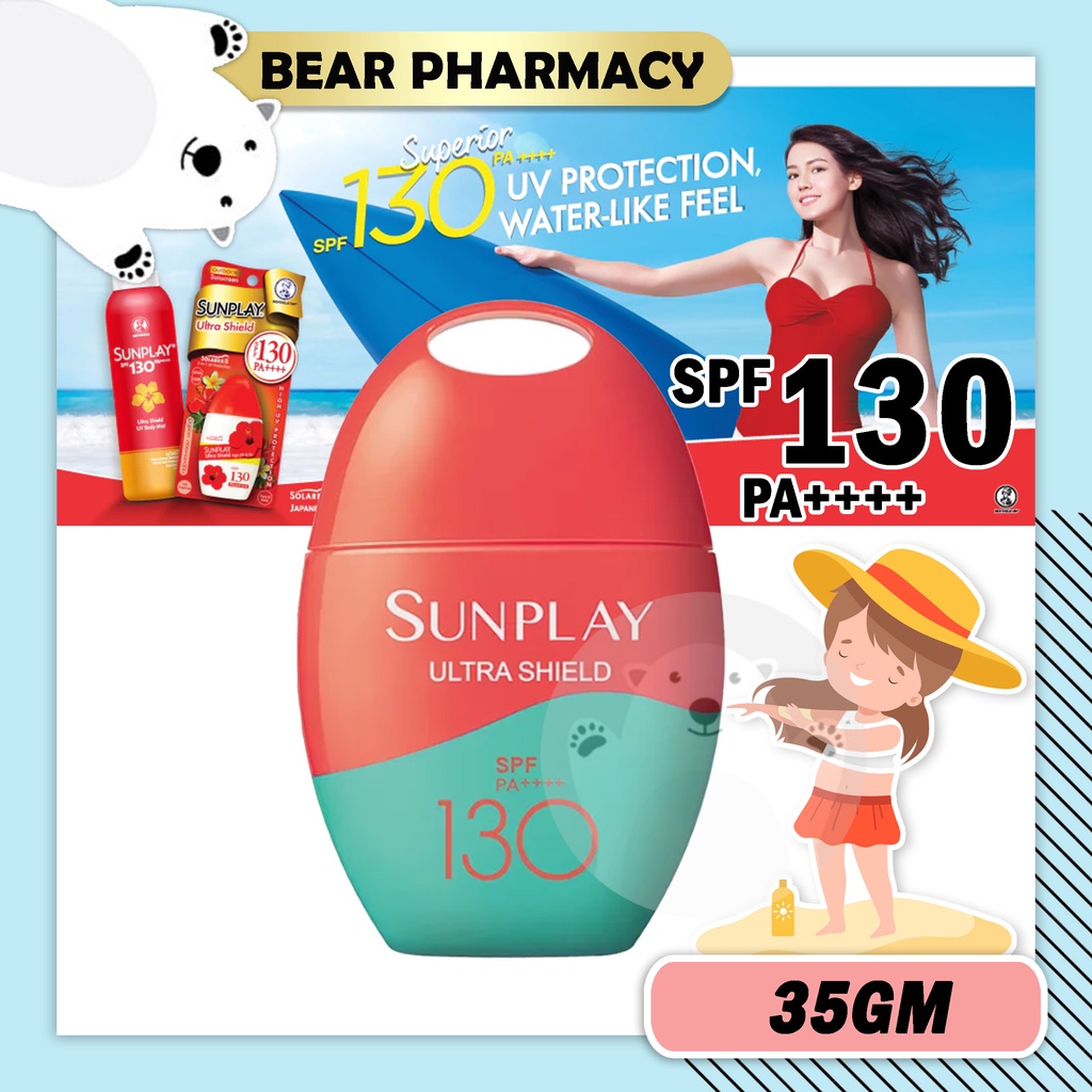 SUNPLAY Ultra Shield SPF130 PA++++ Lotion 35gm - UV Block, Sunscreen ...