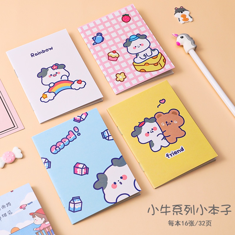 Cartoon Notepad Cute Graffiti Stationery Small Notebook Card Soft ...
