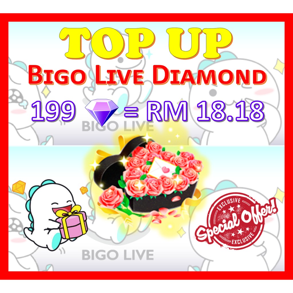 BIGO DIAMOND [BIGO ID only] BIGO LIVE TOPUP - TOP UP BIGO LIVE CHEAPEST ...