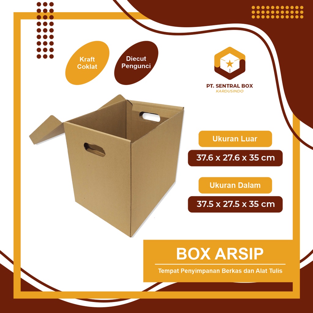 Archives BOX/ file BOX Size 38 x 28 x 35 cm - archives / office ...