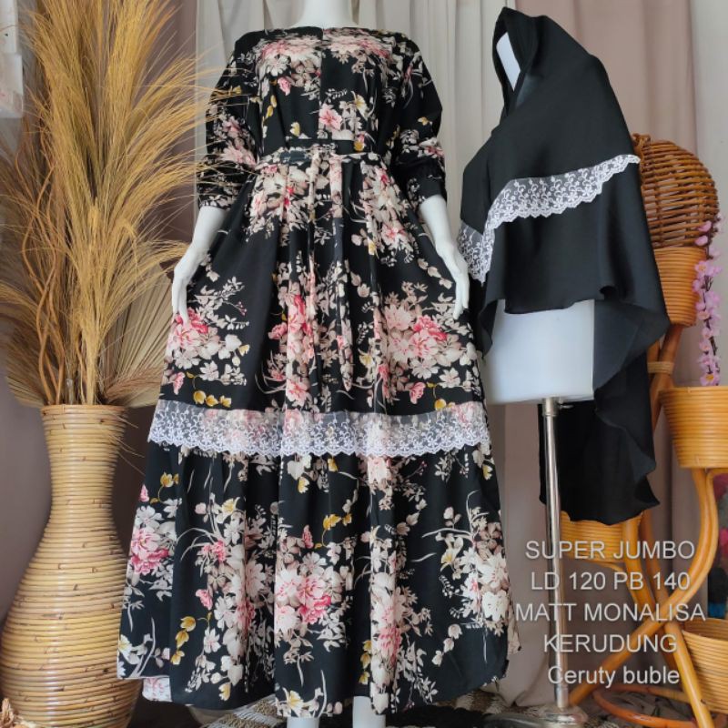 Syar 'I Lace Jumbo Robe Set | Shopee Malaysia