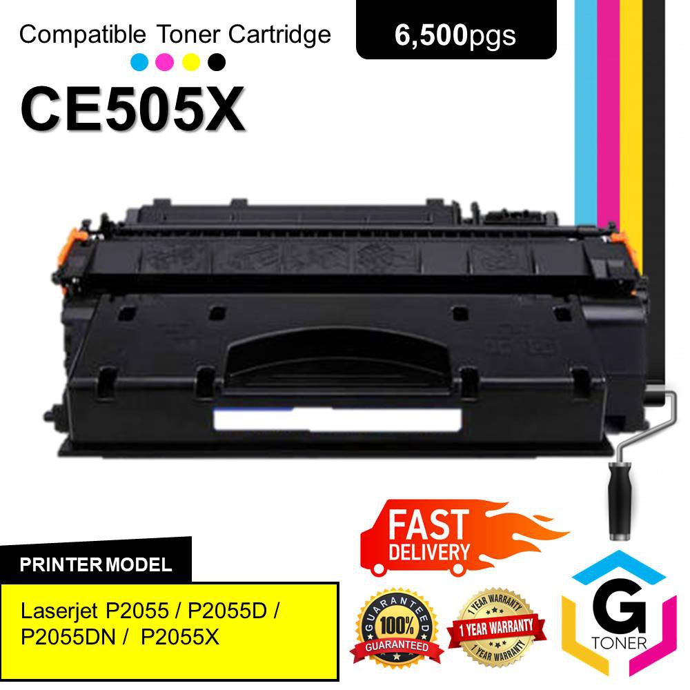 Compatible HP CE505X 05X Black LaserJet Toner Cartridge for Laserjet ...