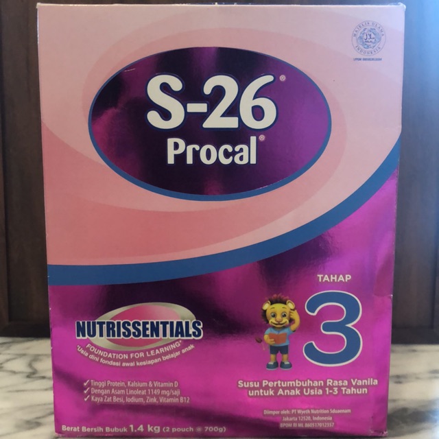 Milk Powder S-26 Procal Stage 3 Vanilla Flavor Ages 1-3 Years 700g ...