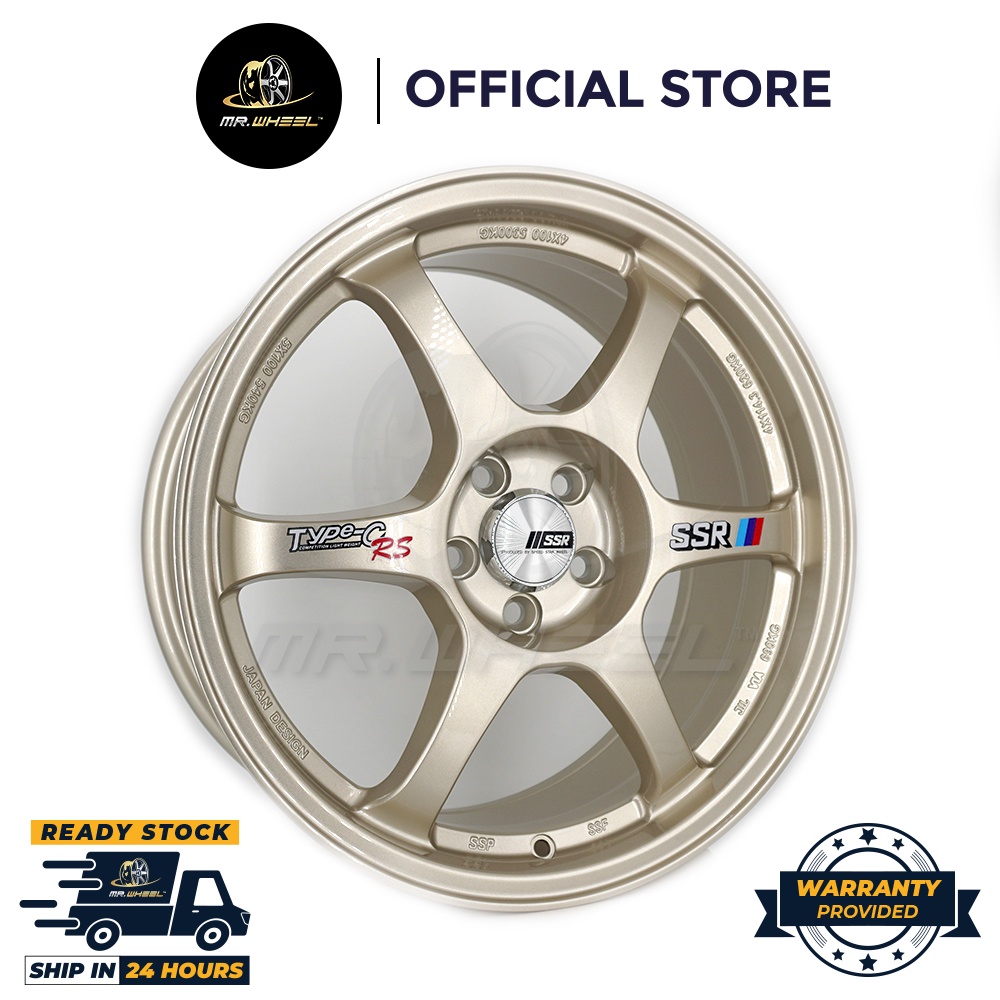 New Sport Rim SSR TYPE-C 17x7.75 5x100 ET38 17 inch 17 inci Mr Wheel ...