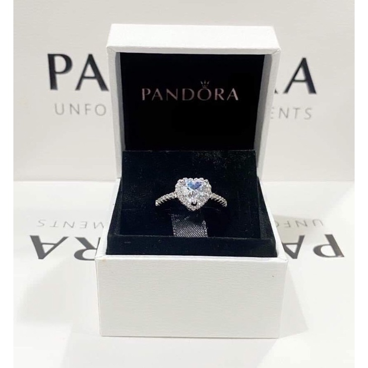 Pandora Heart Ring with box and paper bag | Shopee Malaysia