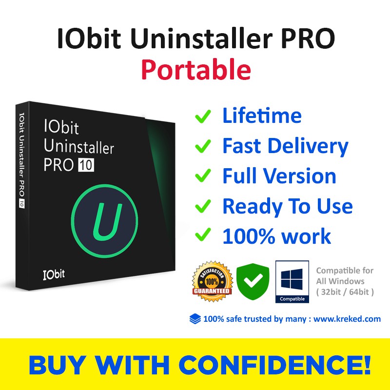 IObit Uninstaller PRO Portable Full Version | Shopee Malaysia