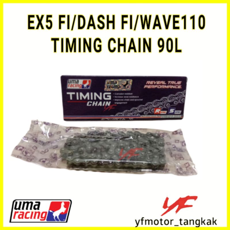 UMA RACING TIMING CHAIN HONDA EX5 FI DASH FI WAVE110 90L WAVE125 i ...