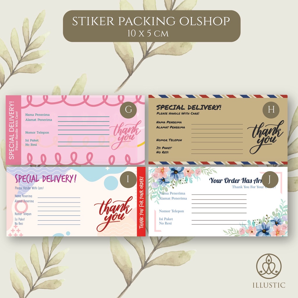 Sticker Packing Online Shop Delivery Labels | Shopee Malaysia
