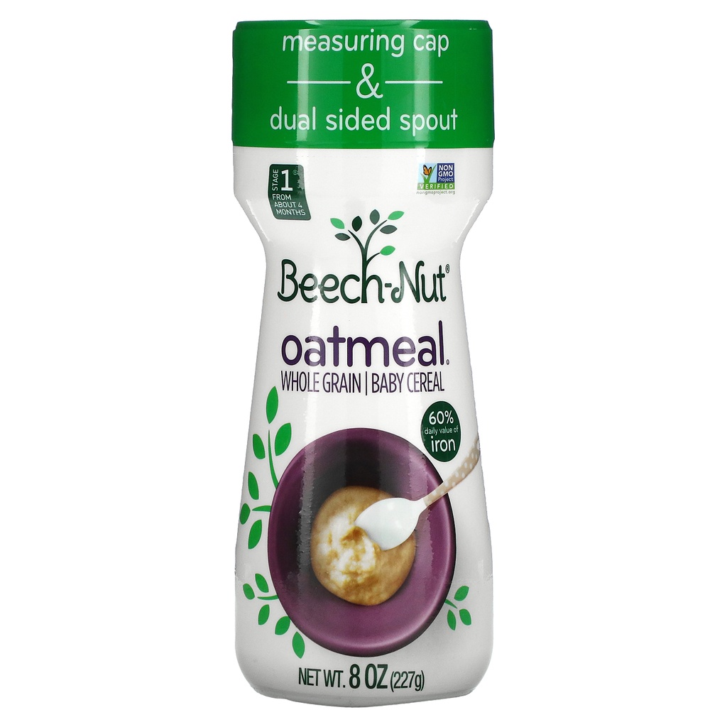 Beech-Nut Oatmeal Whole Grain Baby Cereal Stage 227 g - Infant ...