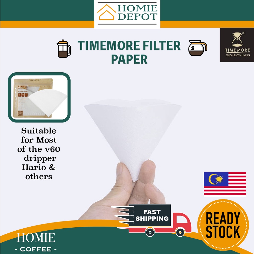 Timemore Filter Paper | Coffee v60 Filter Paper | Pour Over Filter ...