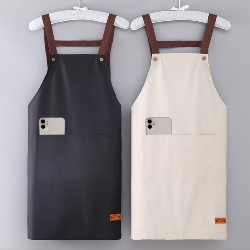 Ready Stock H-type cheap apron chef apron kitchen waterproof apron ...