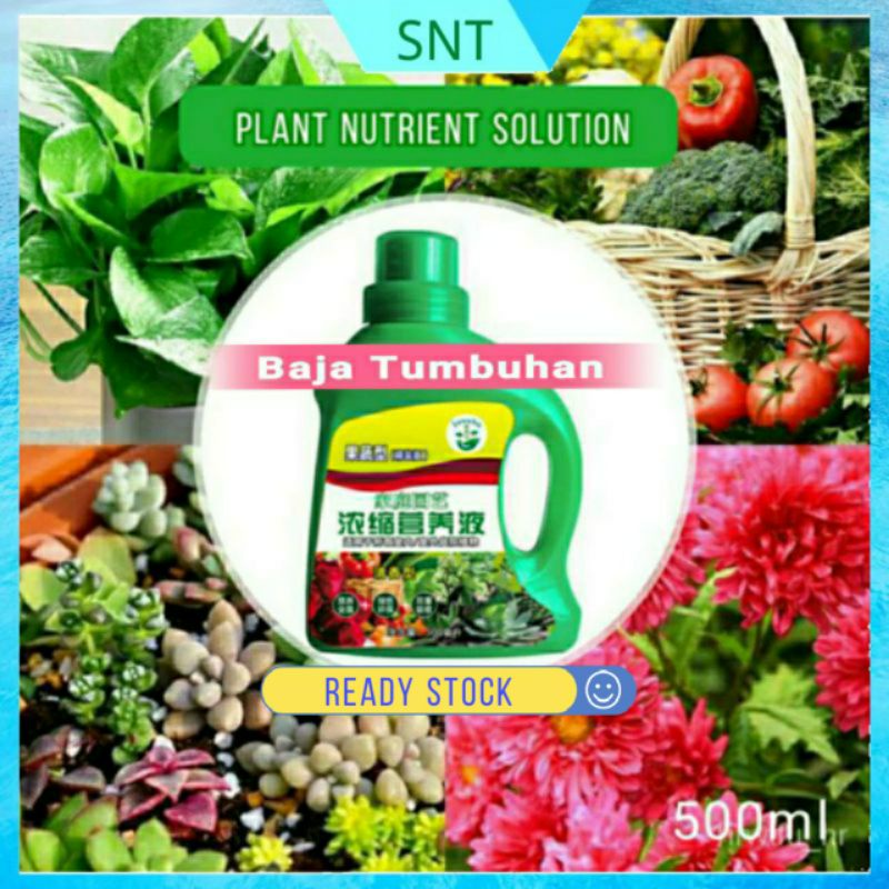 SNT(P-500) Baja Organik Tanaman Baja Bunga Ferti Pekat 500ml Liquid ...
