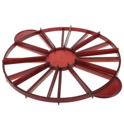 Plastic Round Cake Cutter Slicer 10 or 12 Slices (WINE RED) | Shopee ...