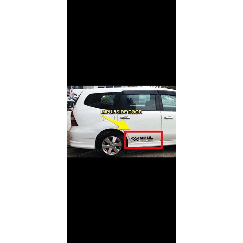 Sticker side door impul ready stock/sticker tepi pintu grand livina ...