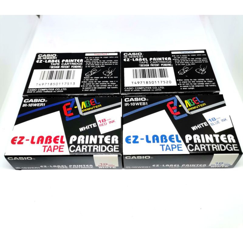 CASIO EZ Label Printer Tape Cartridge | Made in Japan | Compatible with ...