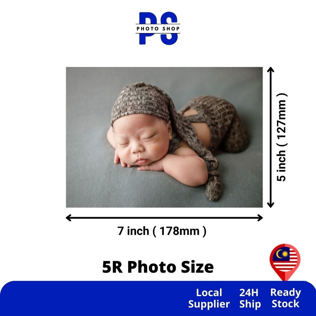 5R 6R 8R 8RW Photo Print+Cold Lamination（Fujifilm Photo Paper）*Minimum ...