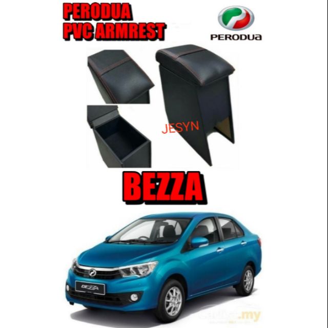 PERODUA BEZZA PVC ARMREST WITH RED LINE | Shopee Malaysia