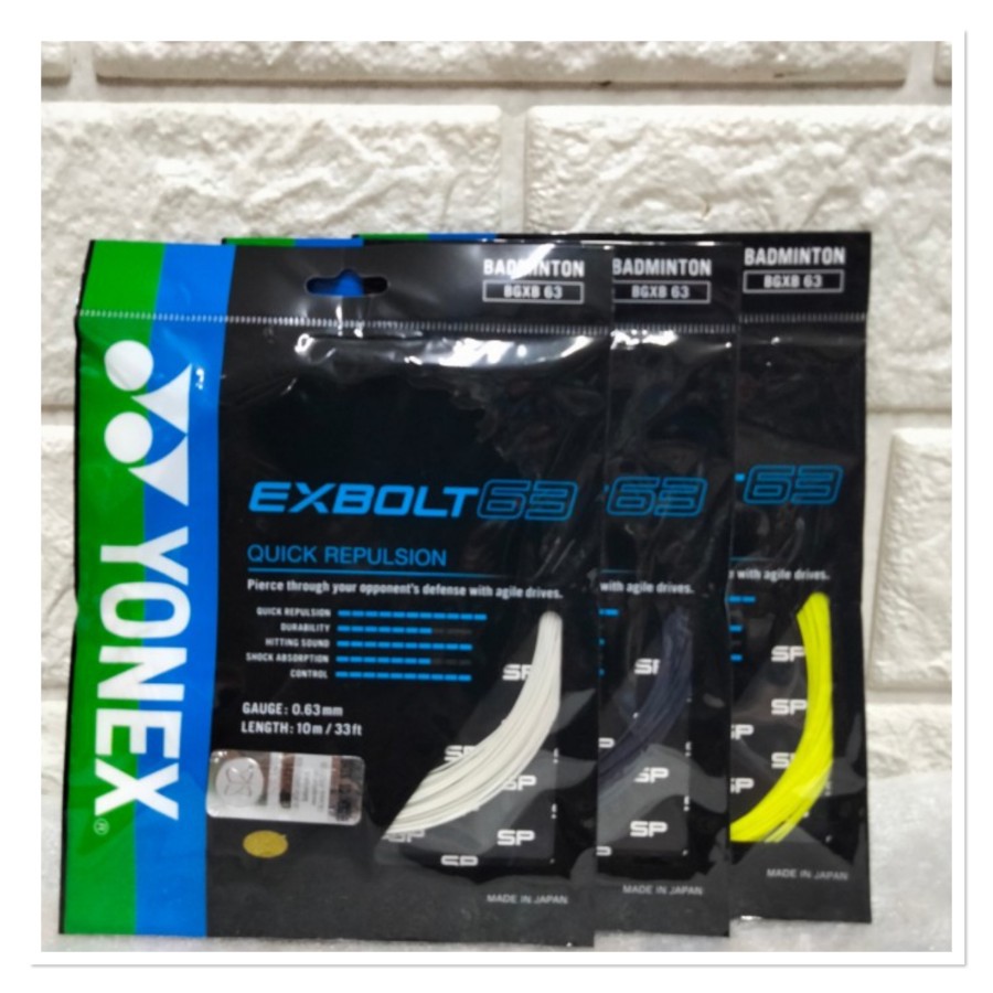 Yonex EXBOLT 63 BADMINTON String ORIGINAL ORIGINAL | Shopee Malaysia