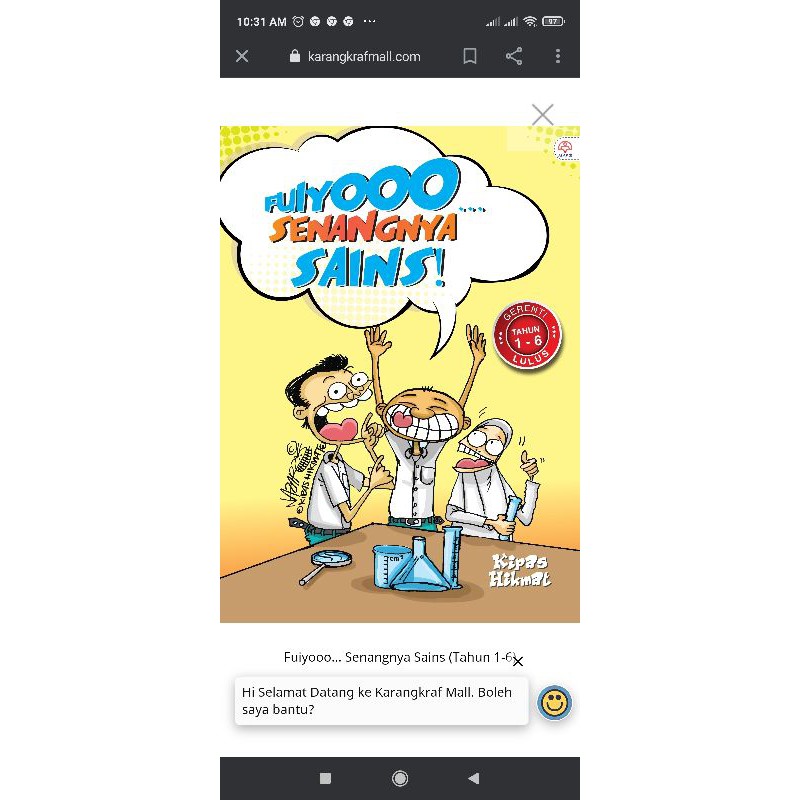 🔥Ready Stock & fast selling🔥 Fuiyoo Senangnya Sains Tahun 1 hingga 6 ...
