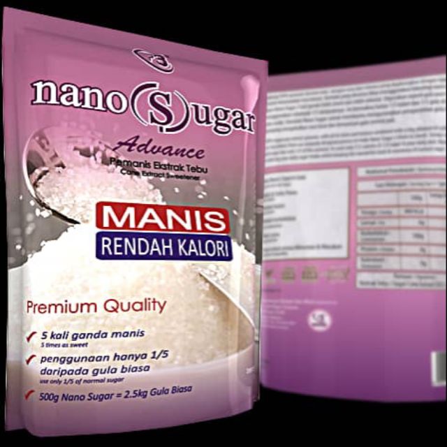 P3 Nano Sugar Advance - Pengganti Gula Putih (Ekstrak Tebu Hitam ...