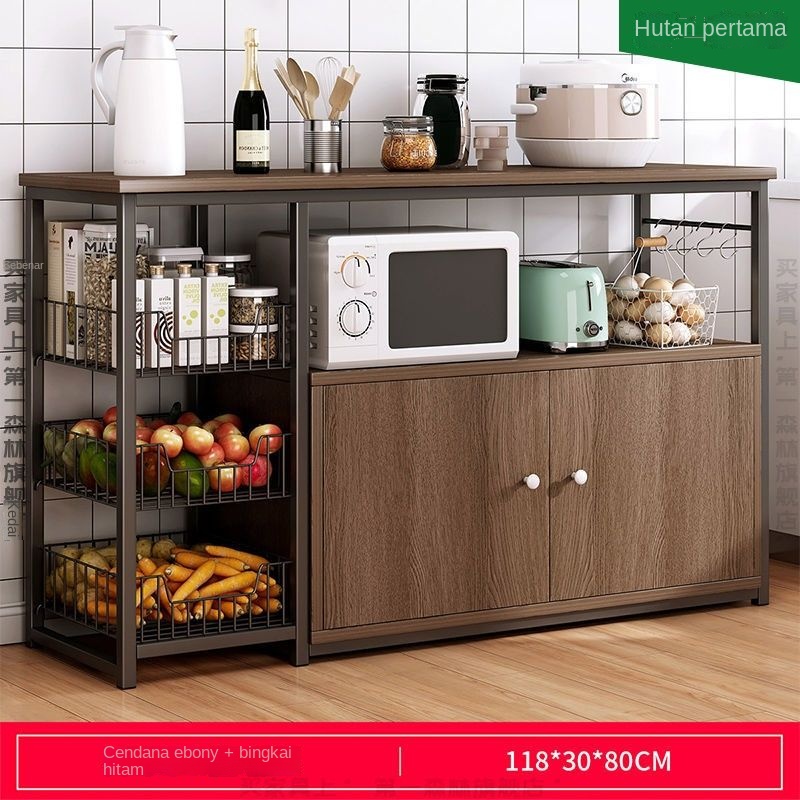 Rak Penyimpanan Dapur Perasa Banyak Lapisan Penyimpanan Rak Dapur ...