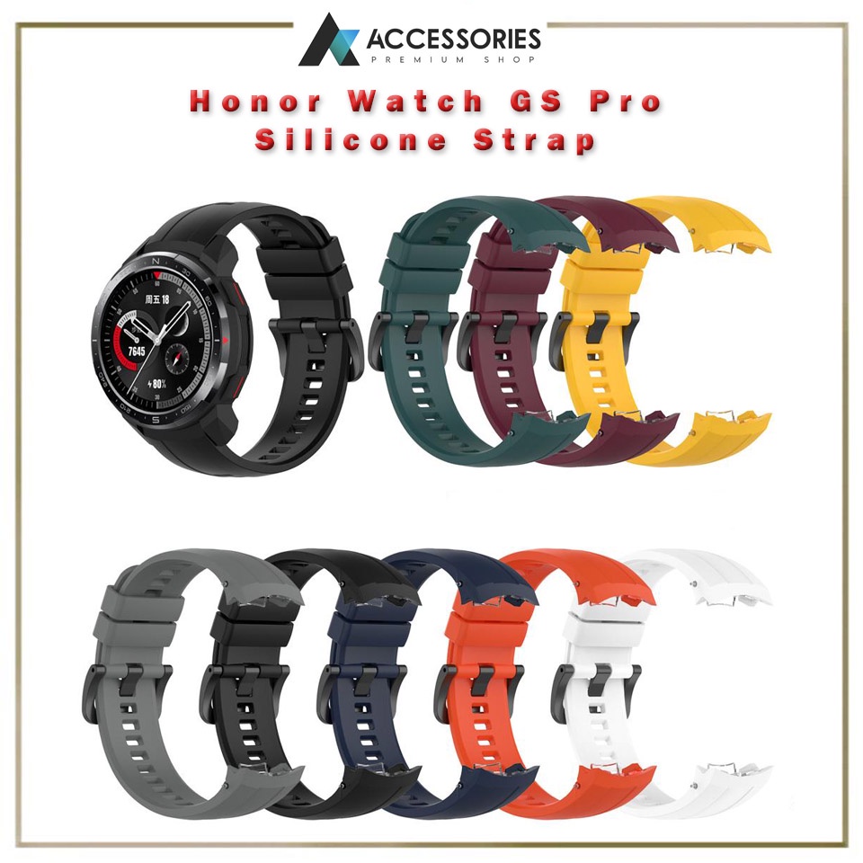 Silicone Strap Wrist Strap Replacement For Honor Watch GS Pro Smart ...
