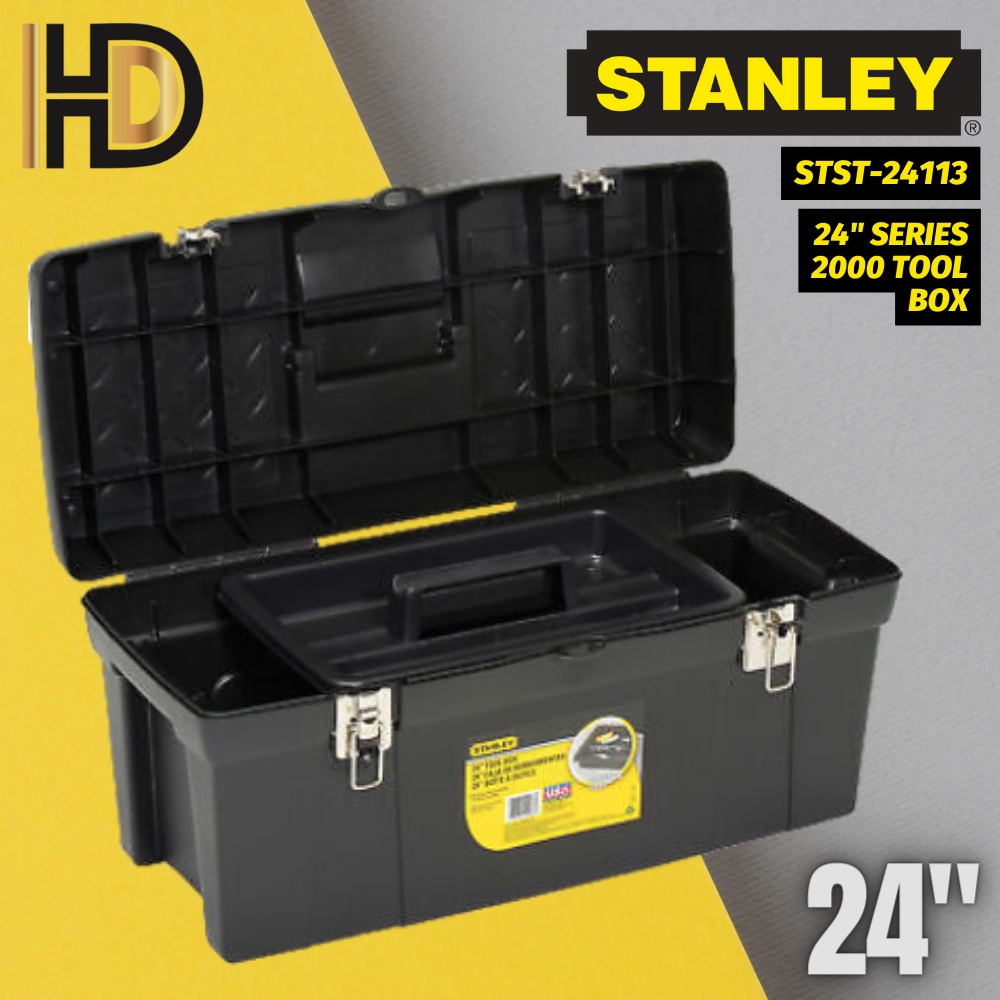 STANLEY 24" Compact Organizer Tool Box Storage / STANLEY STST24113 ...