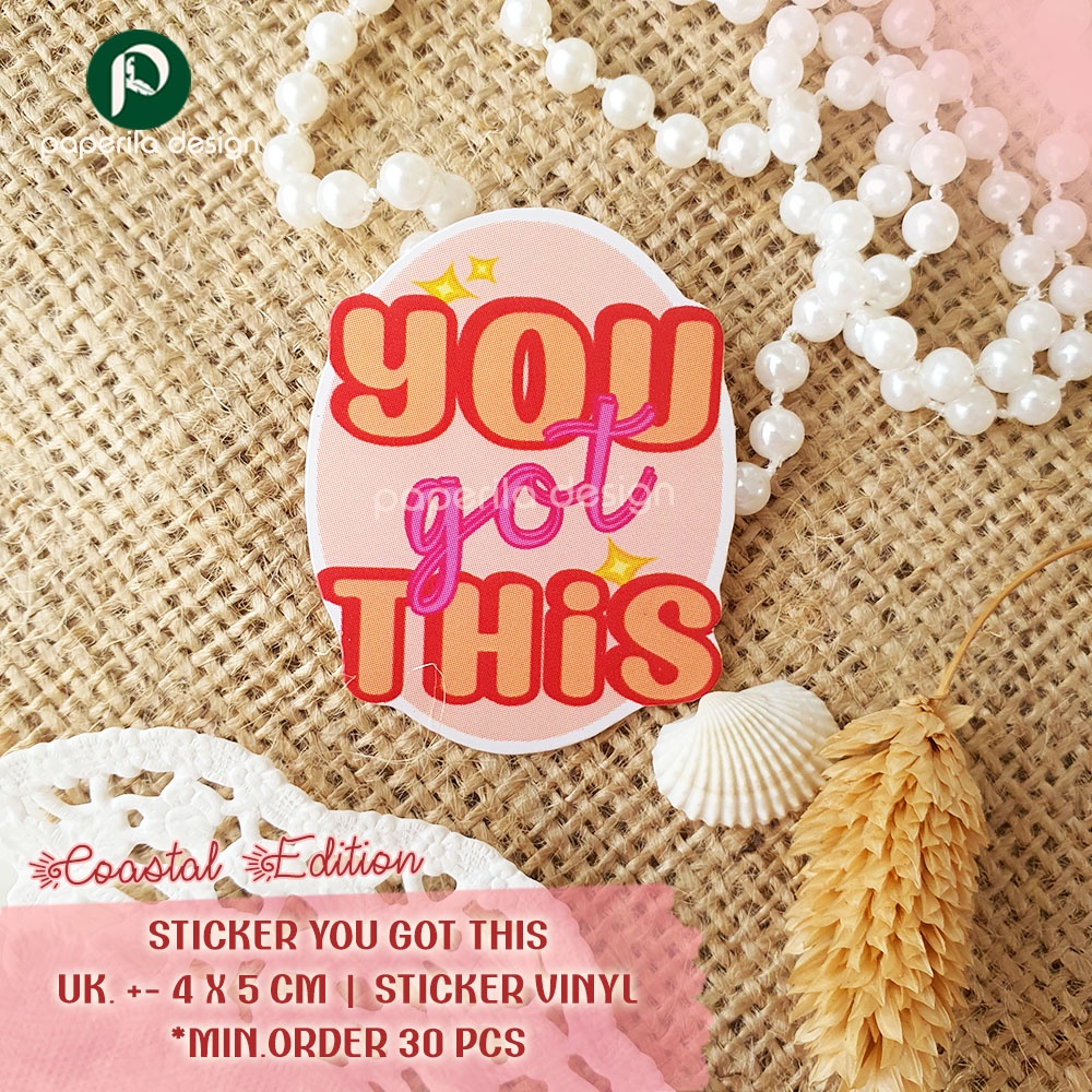 Sticker Label | Sticker Packaging | Sticker You Got This | Shopee Malaysia
