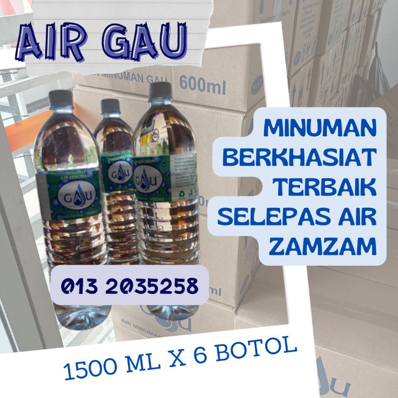 💥READY STOCK💥 AIR GAU 1.5L x6 BOTOL BERKHASIAT | Shopee Malaysia