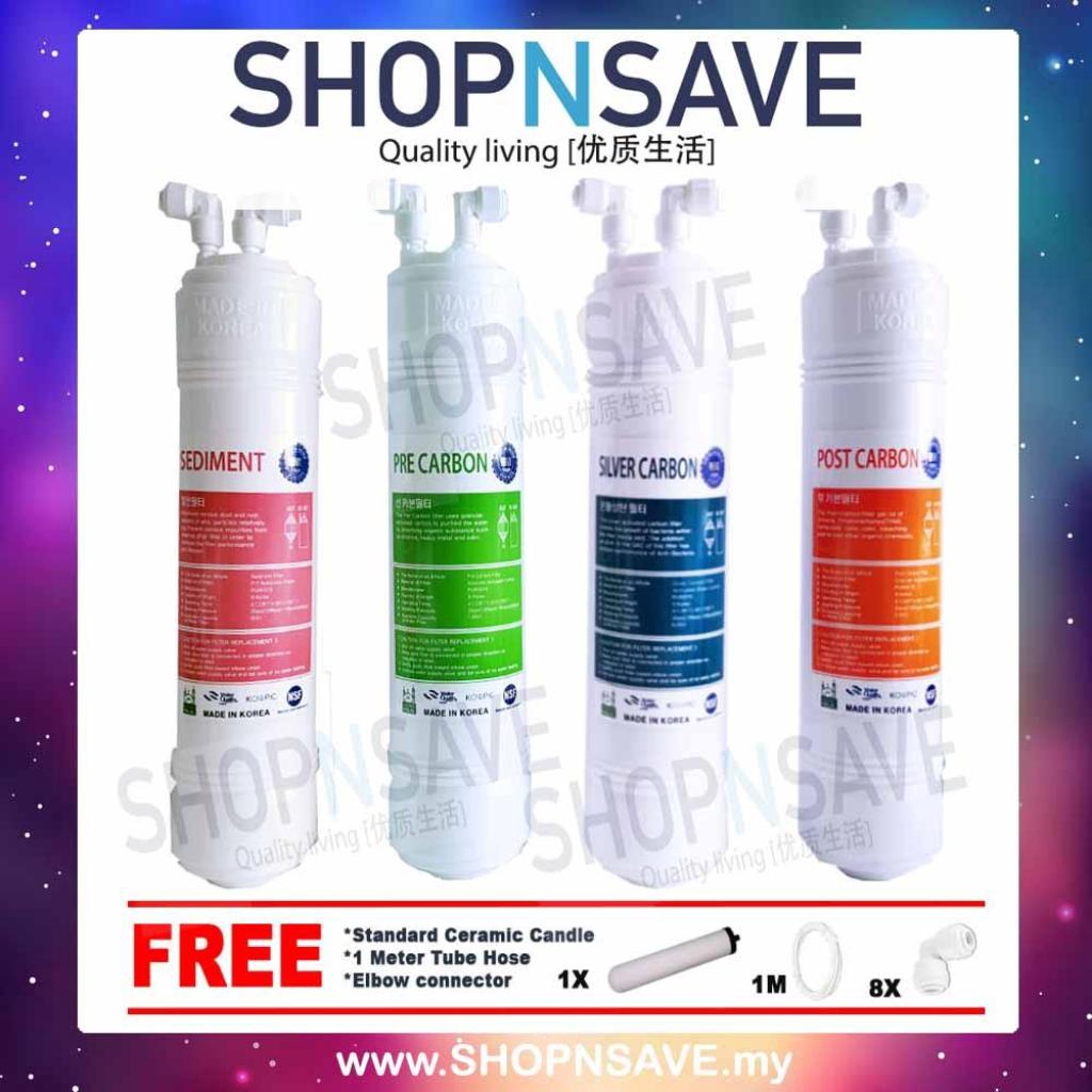 SHOPNSAVE Water Filter KOREA PuriSYS HALAL Filters Set, Sediment, Pre ...