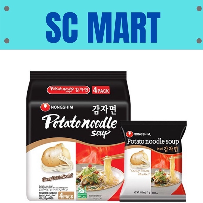 [SC] Nongshim Potato Ramyun Noodles 100gm*4's | Shopee Malaysia