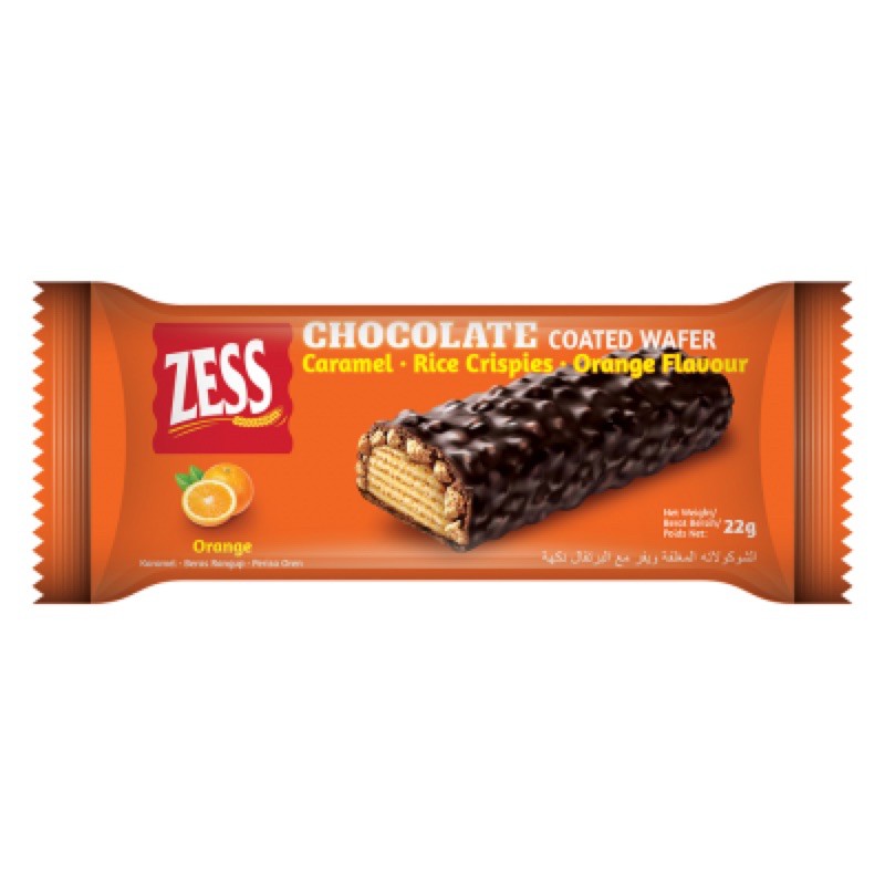 Zess Chocolate Coated Wafer 24pcsx22g | Shopee Malaysia