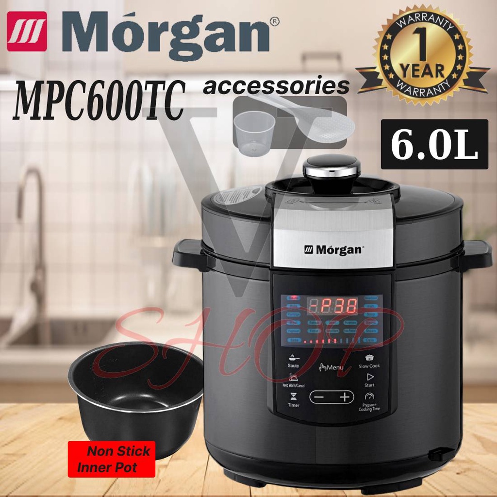 MIDEA 5.0L PRESSURE COOKER WITH DUAL INNER POT MY-CH502A//MORGAN 6.0L ...