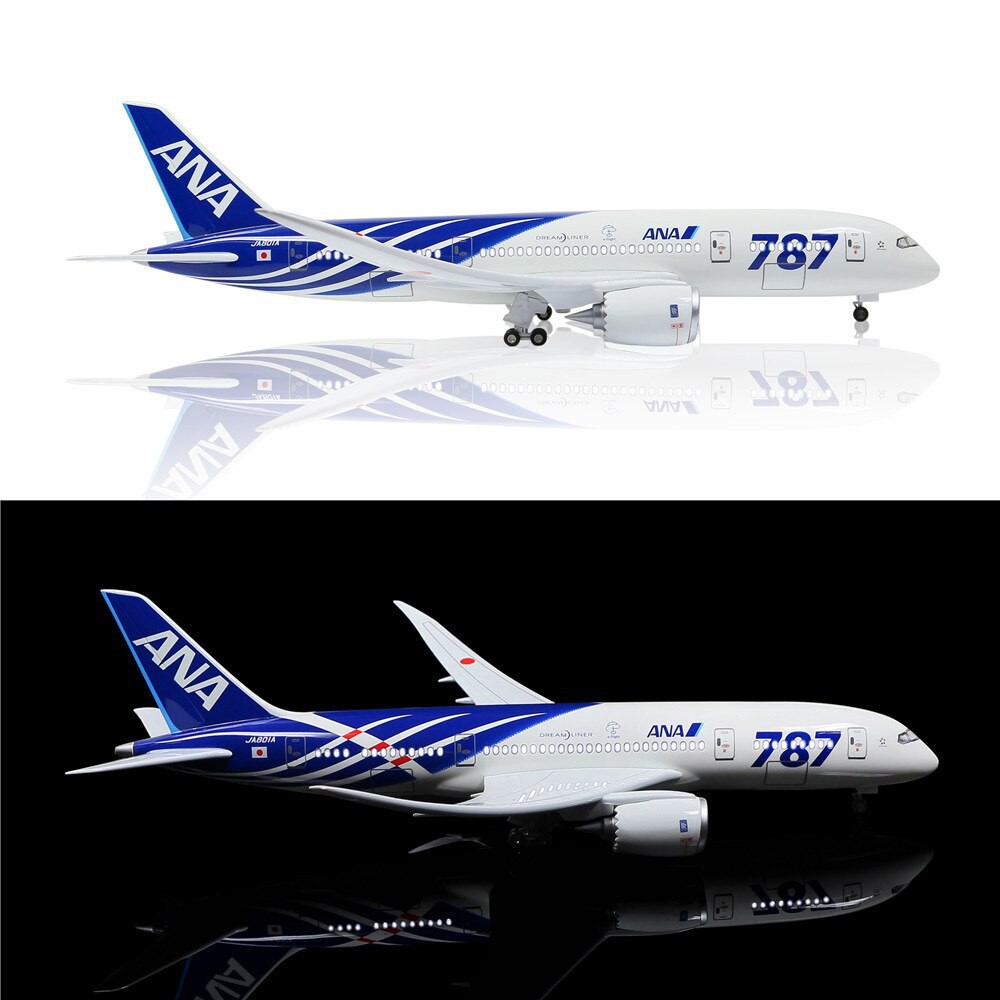 ANA All Nippon Airways Boeing 787 Size 43cm With Built-In Lights In The ...