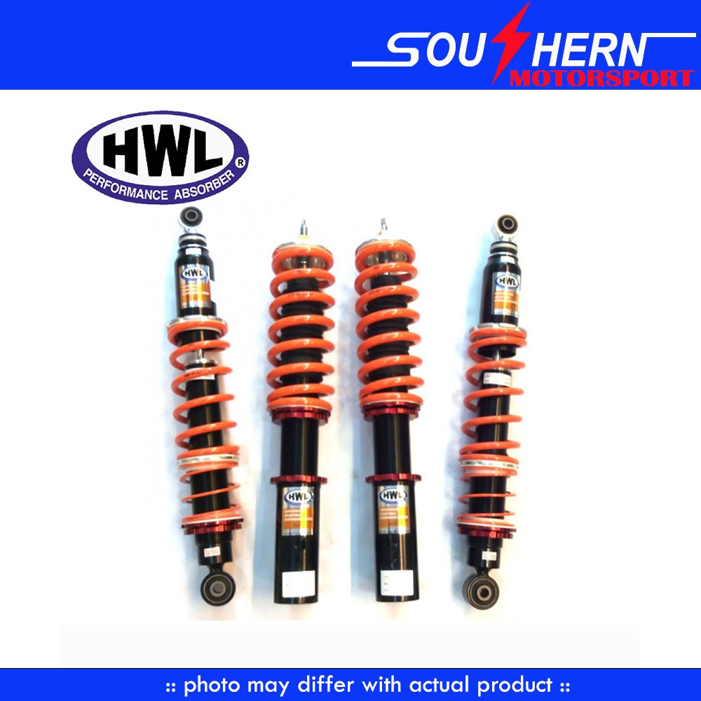 HWL ST-1 PERODUA MYVI 2005-2017 ADJUSTABLE SUSPENSION COILOVER KIT ...