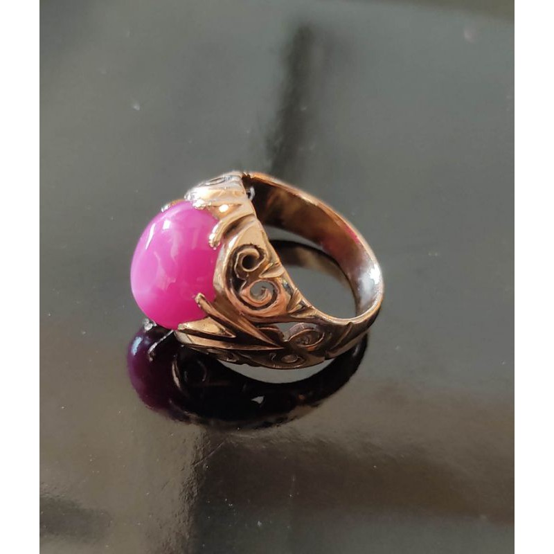 Cincin suasa batu delima star | Shopee Malaysia