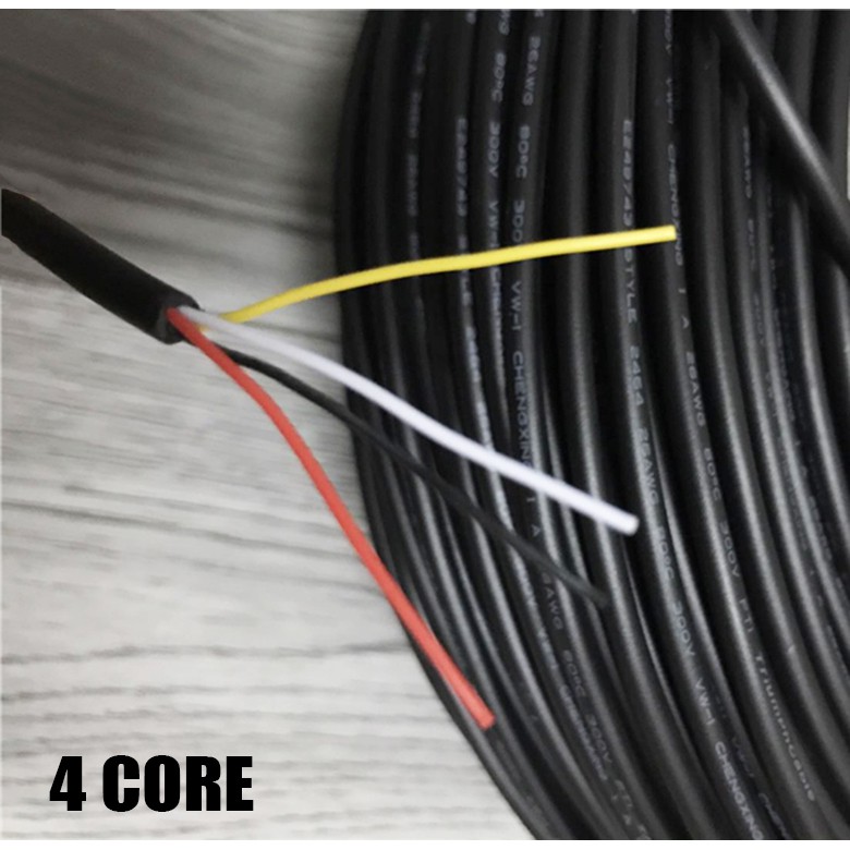 UL2464 2C/3C/4C/5C Core 24AWG Multi-core Tinned Copper Wire Audio Video Line Cable Signal Wire ...