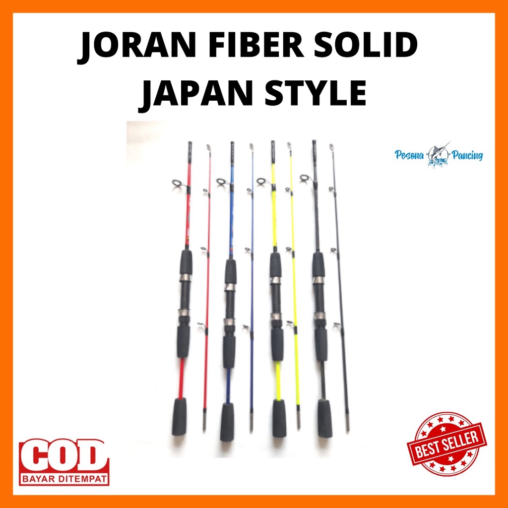 Fish CATFISH Fishing Rod JAPAN STYLE 180 Spinning SOLID FIBER Very ...