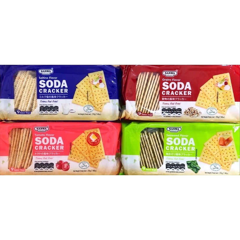 SANWA Soda Crackers 210g | Shopee Malaysia