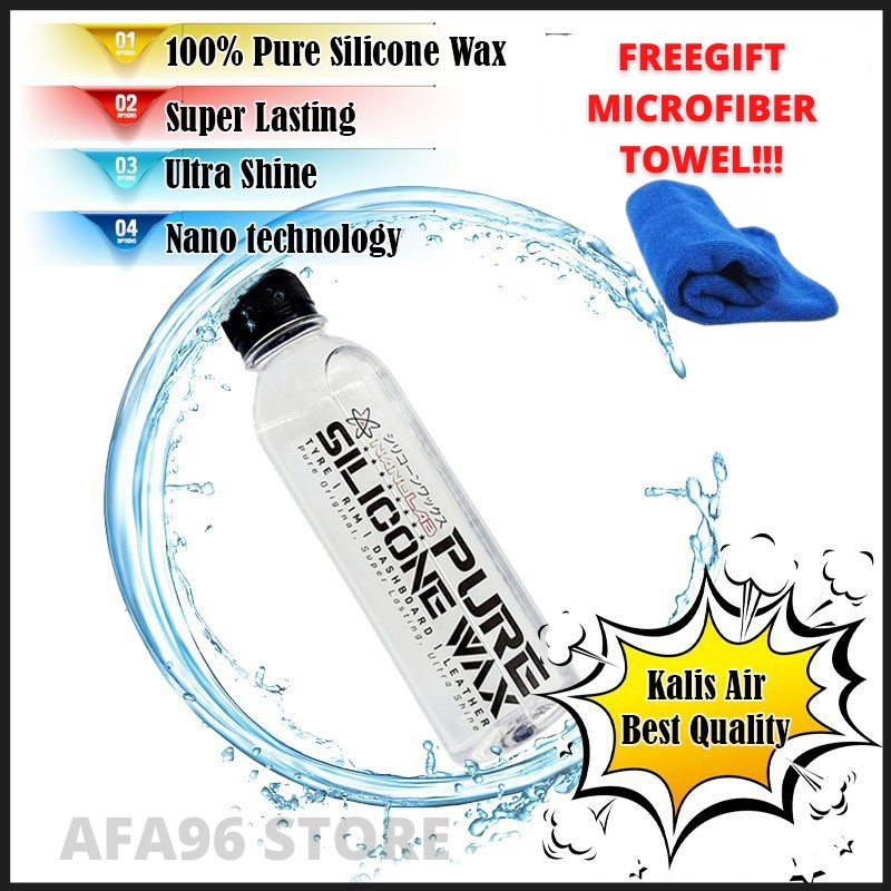 250ML SILICONE TYRE WAX PURE ORIGINAL POLISH TAYAR SILIKON WAX TIRE ...