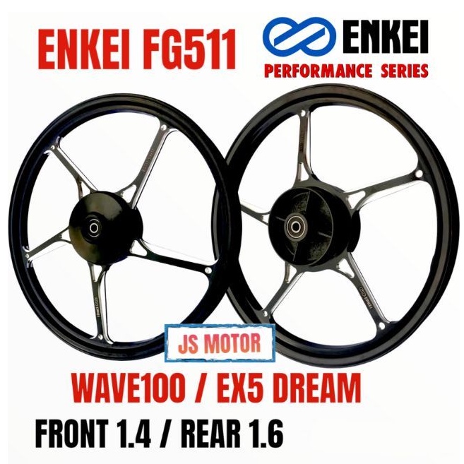SPORT RIM ENKEI FG511 FOR MOTOR MODEL HONDA EX5 DREAM / FI / WAVE100 ...