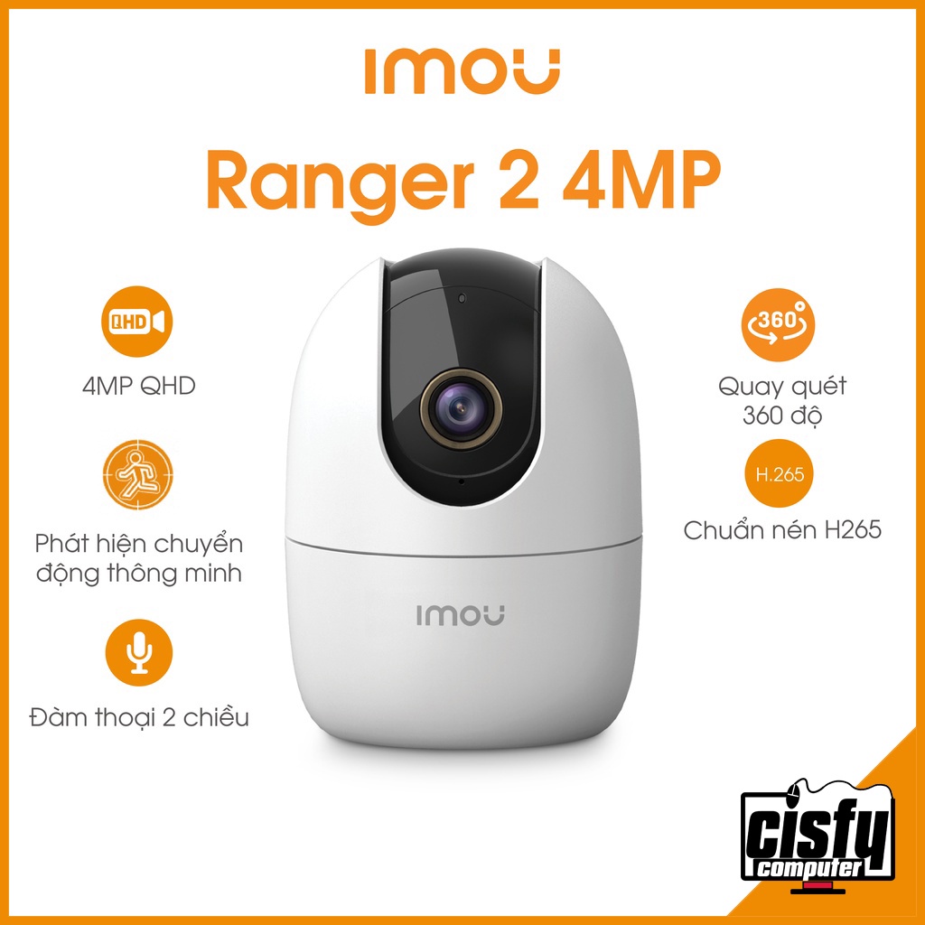 Imou Ranger 2 4MP IPC A42P Surveillance Camera - Genuine 24T Product ...