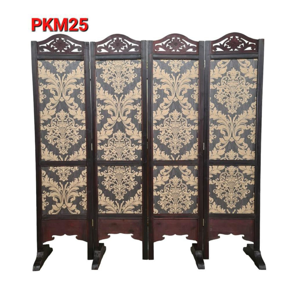 PEMBAHAGI RUANG KAYU / PARTITION KAYU ORIGNAL / WOODEN SCREEN DIVIDER ...