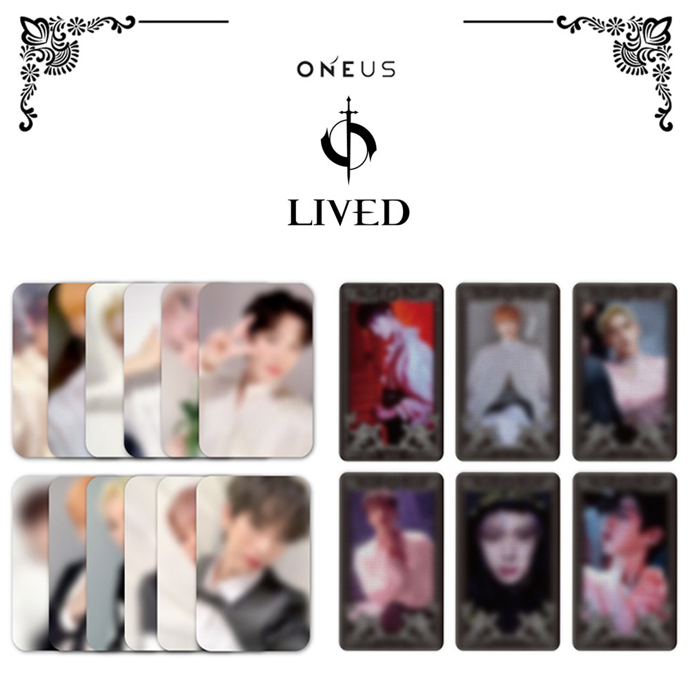ONEUS 4th Mini Album - LIVED Official Photocard + Character Card ...