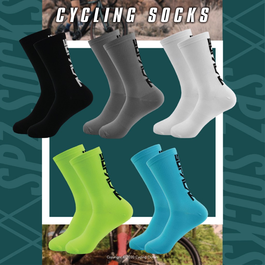 🔥Ready Stock🔥SPZ Compression Cycling Socks Sports Sock Cycling Running ...